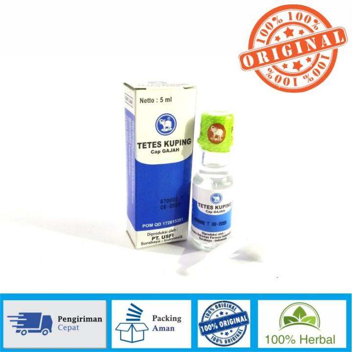 obat tetes kuping cap gajah /obat telinga /obat nyeri telinga/pembersih ...
