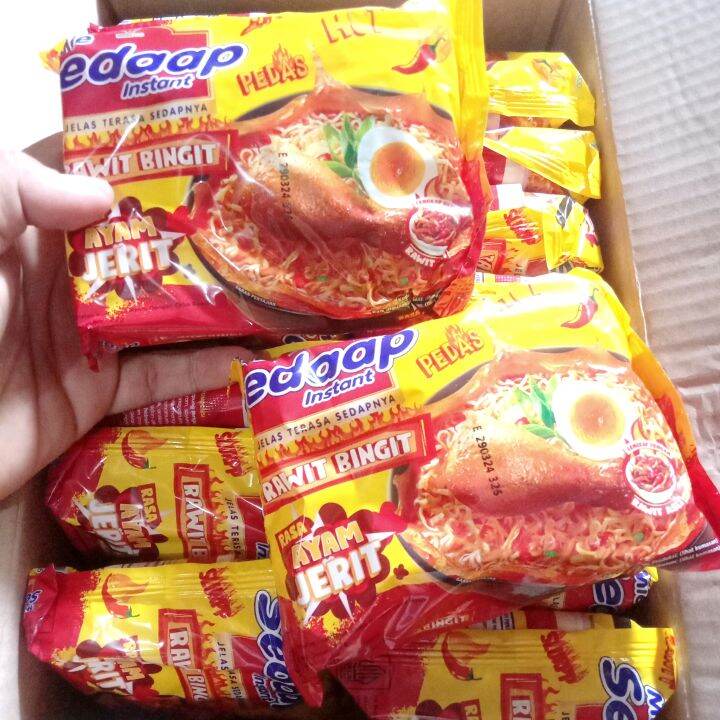 MIE SEDAAP Rawit Bingit PEDAS / Korean CHEESE Bludak Spacy Chiken 1 pcs ...