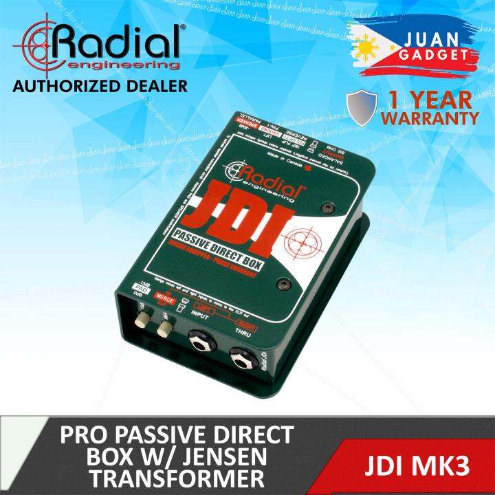 Radial Engineering JDI Mk3 - Professional Passive Direct Box with ...