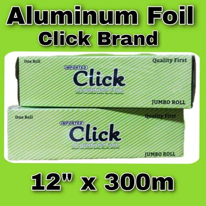 Aluminum Foil Click Brand 300mm x 300m | Lazada PH