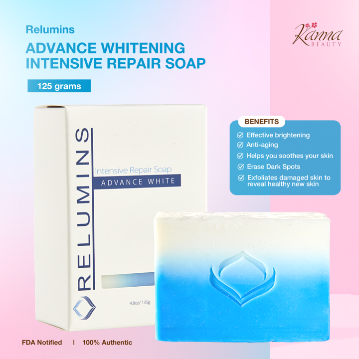Relumins Advance White Intensive Repair Soap | Kojic Acid | Glutathione ...