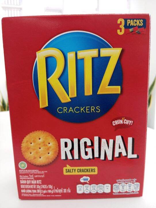 Ritz original ริทซ์ แครกเกอร์ ออริจินอล 300กรัม | Lazada.co.th