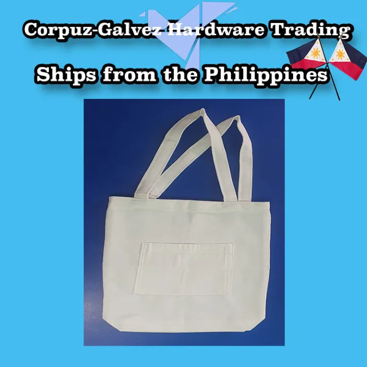 Washable Tote Bag Off White Floral Canvas Cacha Cloth With Mini Pocket ...