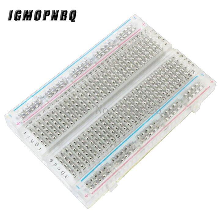 Transparent mini bread board / breadboard 8.5CM x 5.5CM 400 holes | Lazada