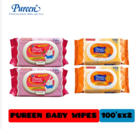 PUREEN BABY WIPES 100'SX2 | Lazada