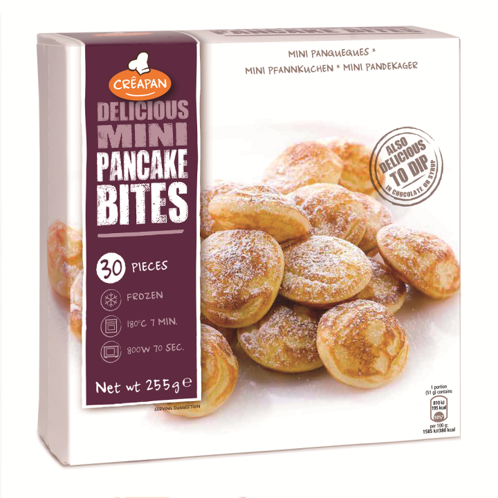 Creapan natural mini pancake bites 255g 30pcs (Frozen) Ready-To-Eat ...