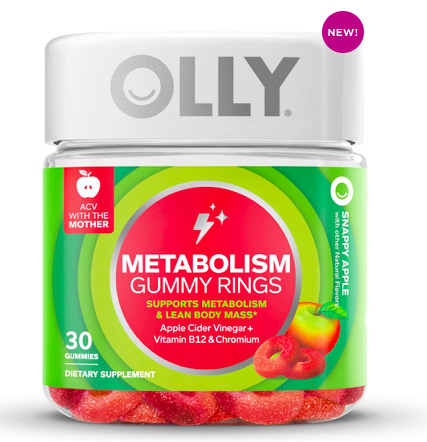 *NEW* OLLY METABOLISM GUMMY RING Supports metabolism & lean body mass ...