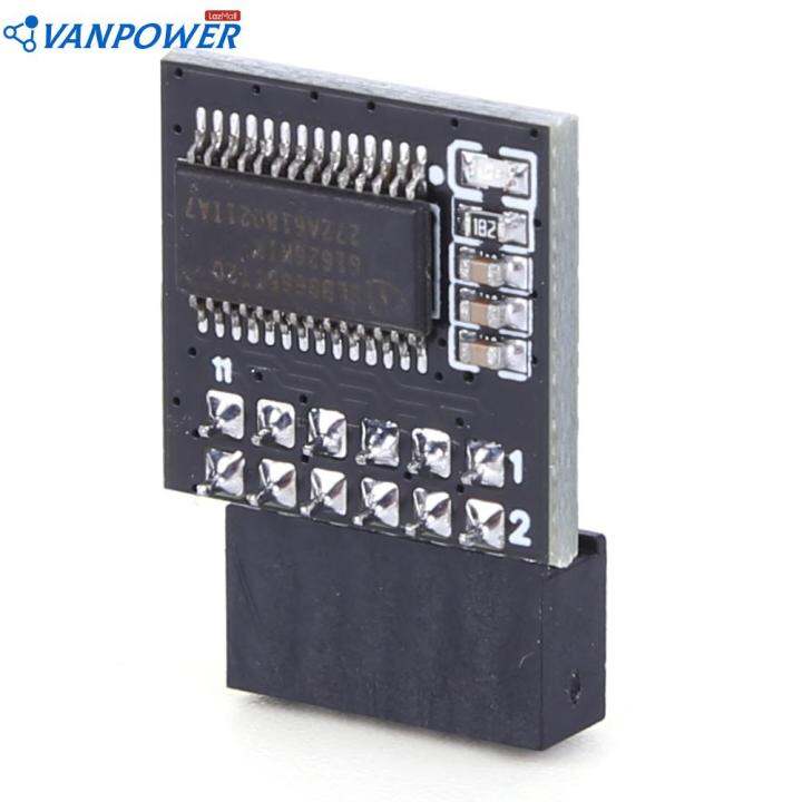 Tpm 2 0 9665 Encryption Security Module 12pin Motherboard Card Tpm 2 0mm 2 6p Trusted Platform