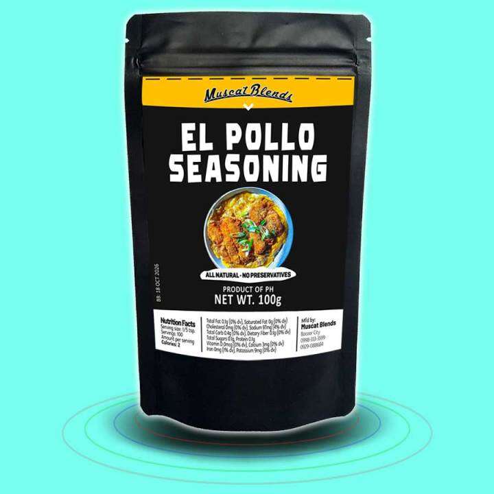 MUSCAT BLENDS EL POLLO SEASONING BLEND 100g | Lazada PH