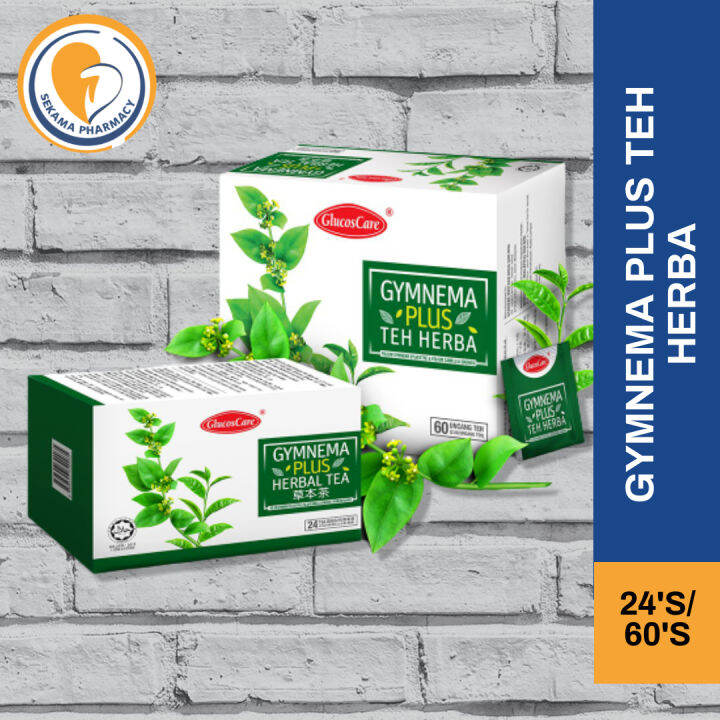 SEKAMA PHARMACY GLUCOSCARE GYMNEMA PLUS HERBAL TEA 2.5G 24'S & 60'S ...