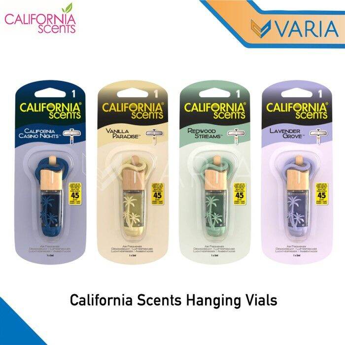 California Scents Hanging Vial Parfum Pengharum Pewangi Mobil Gantung ...