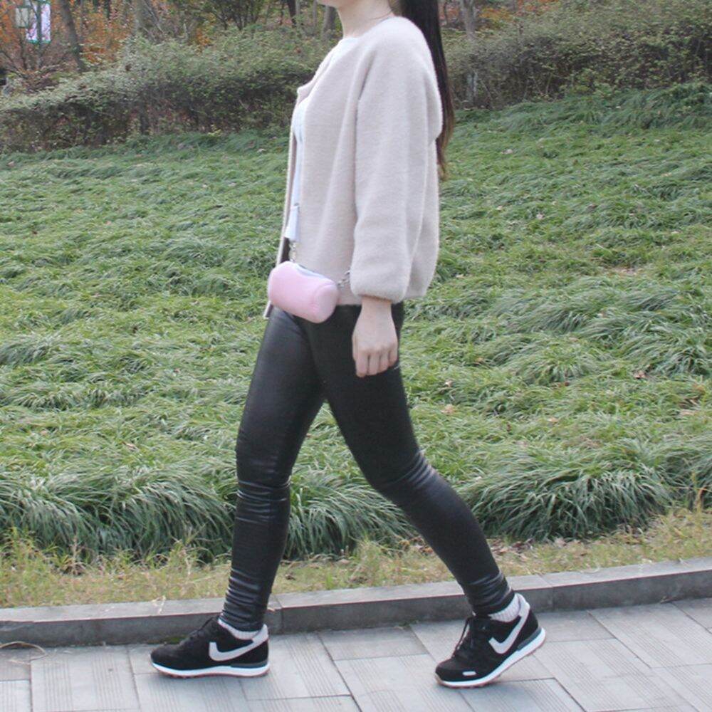 NALIAN กระเป๋าถือแบบหิ้วเม่นอบอุ่นกระเป๋าซิปหนูตะเภามีสายรัดที่เคลื่อน ...