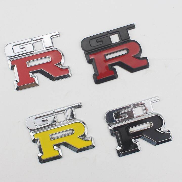Letter emblem for Nissan GTR GT-R Rear trunk logo Back badge Car body ...