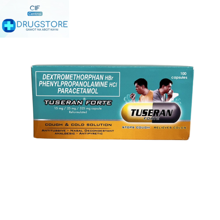 TUSERAN FORTE CAP 4's | Lazada PH