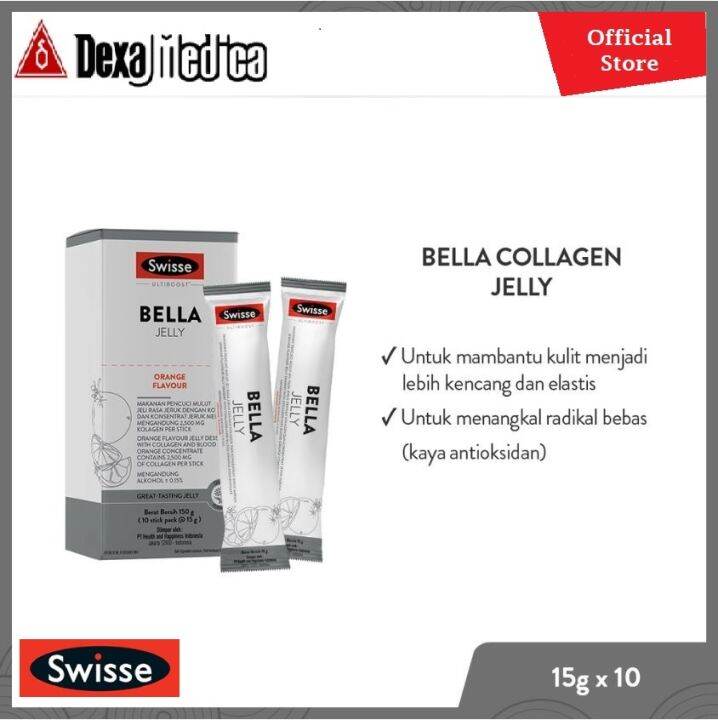 Swisse Ultiboost Bella Collagen Jelly 15G - Box 10 Sachets | Lazada ...