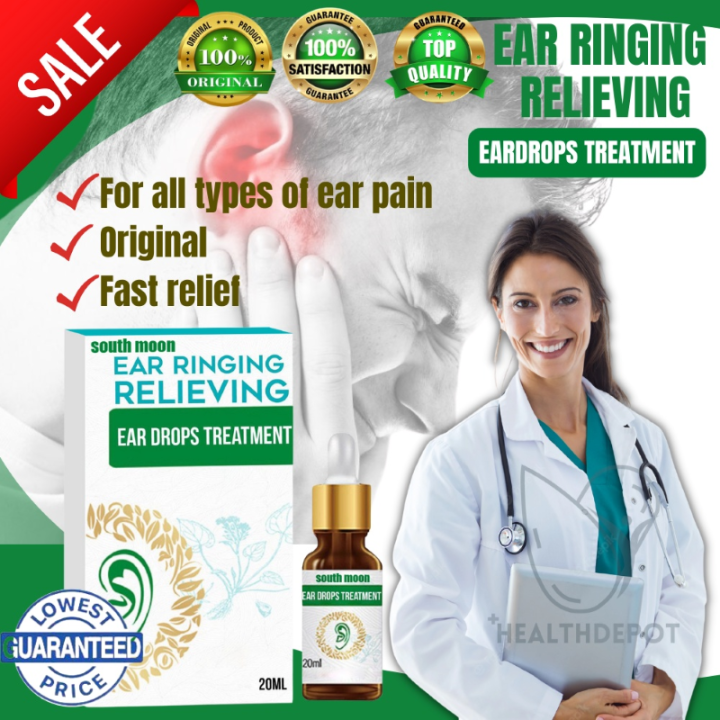 South Moon Tinnitus Liquid Ear Drops Infection Treatment Cleaning ...