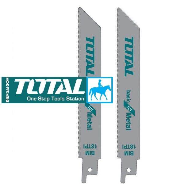 Bộ 2 lưỡi cưa kim loại cho máy cưa kiếm 150mm Metal Total TAC52922EF ...