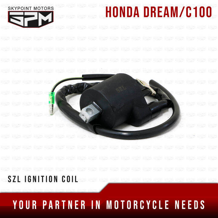 SZL IGNITION COIL HONDA C100 / DREAM / RUSI100/ RACAL100 (9852-664 ...