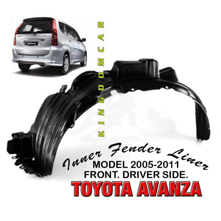 (Gen1) Inner Fender Liner for Toyota Avanza 2005-2011 (Front Driver ...