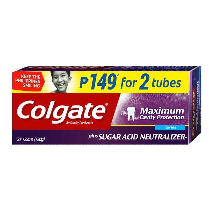 Colgate Maximum Cavity Protection + Sugar Acid Neutralizer | Lazada PH