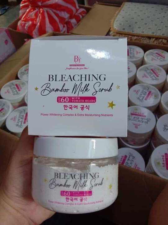 Brightest Skin Bleaching Bamboo Milk Scrub | Lazada PH