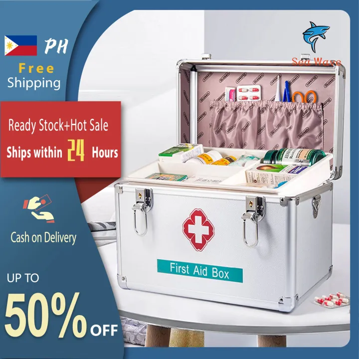 Large Capacity Medicine Box Multi Layer First Aid Kit Emergency ...