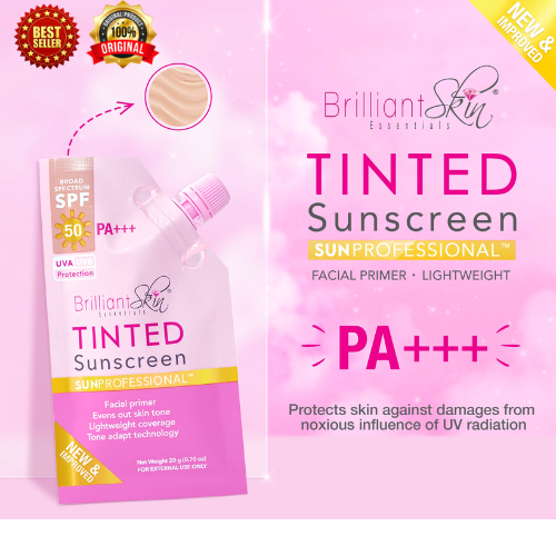 Original Brilliant Skin Essentials 1 pc Tinted Sunscreen spf50 PA ...