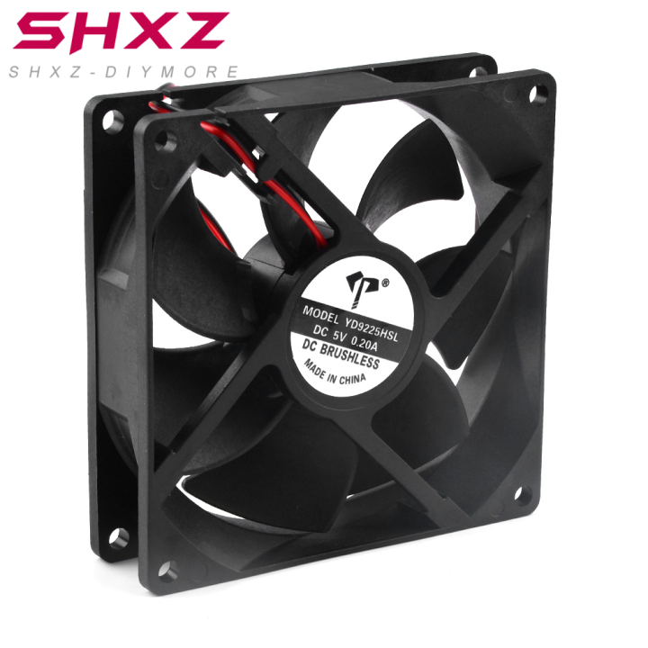 SHXZ diymore High Performance Cooling Fan 9225 92mm x 25mm 12V 2Pin Dual Ball Bearing DC ...