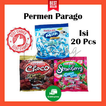 PERMEN PARAGO ISI 20 PCS/ Empuk 60gr - Permen Susu Permen Cokelat ...
