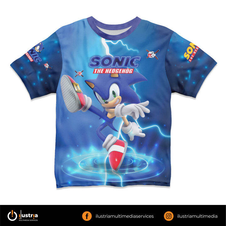 SONIC Terno Character for Kids Dri-Fit Shirt - Full Sublimation | Lazada PH