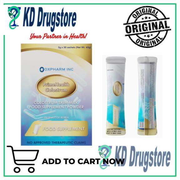 PRIME HEALTH COLOSTRUM SKIM MILK POWDER (2G PER SACHET| SOLD PER SACHET ...