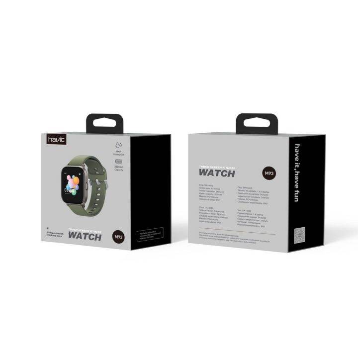Thinkin By B2S นาฬิกาอัจฉริยะ Havit M93 Green | Lazada.co.th