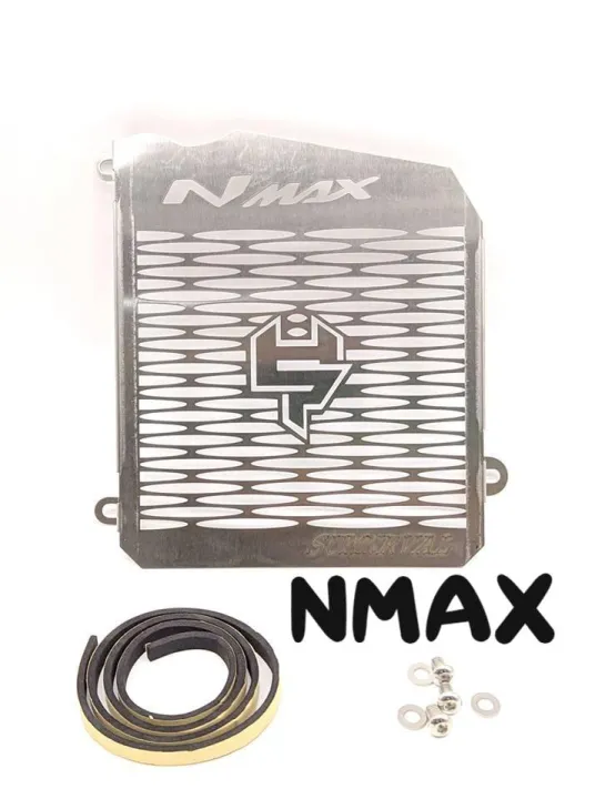 Stainless Yamaha NMAX Radiator Cover (Chrome) *Made in Thailand | Lazada PH