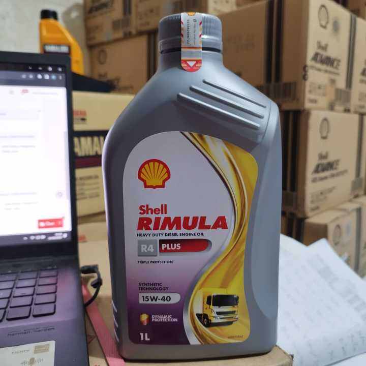 Oli diesel. Shell rimula r4 1L 15w-40 | Lazada Indonesia