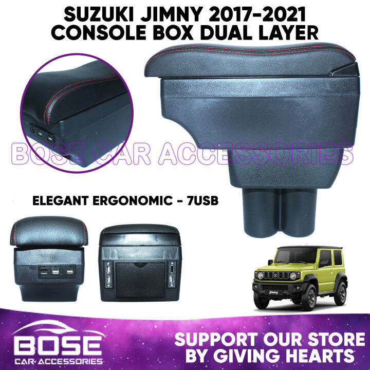 Car Armrest Suzuki Jimny 2017 2018 Accessories 2 TYPES SIMPLE AND CURVE ...