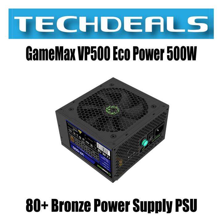 GameMax VP500 Eco Power 500W 80+ Bronze Power Supply PSU | Lazada Singapore