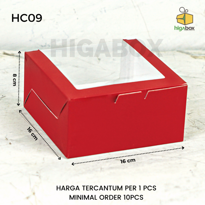 Box Mika 16 x 16 x 8 cm | Dus Makanan Kekinian Buat Jualan Snack Kue ...