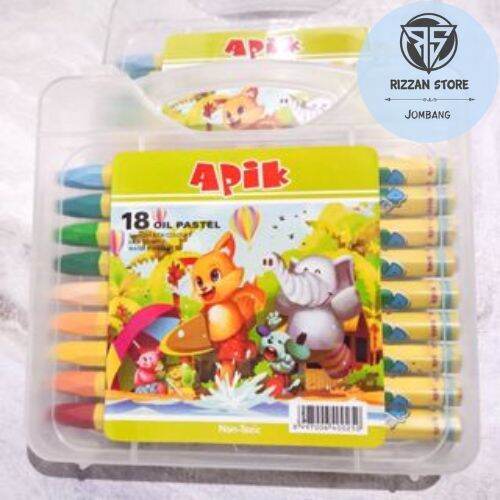 CRAYON APIK 18 WARNA/KRAYON OIL PASTEL | Lazada Indonesia