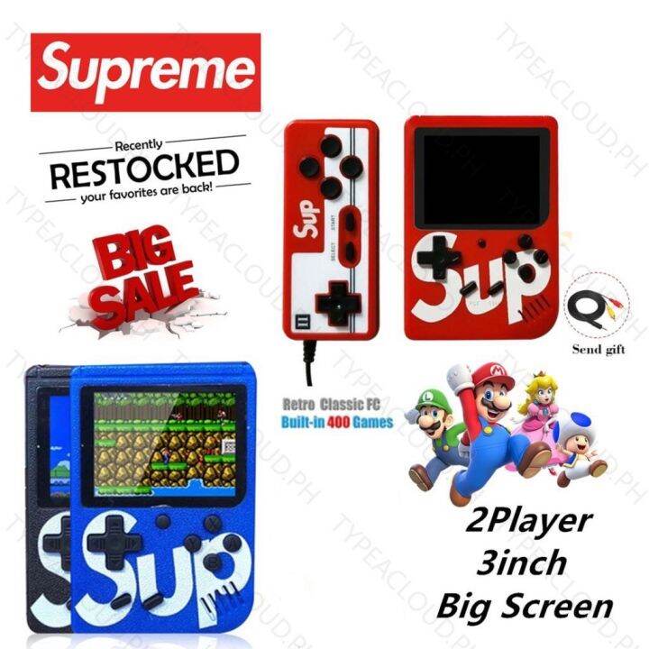 400 In1Games Super Mario Portable Mini Retrob2-Players 3.0in LCD Screen ...
