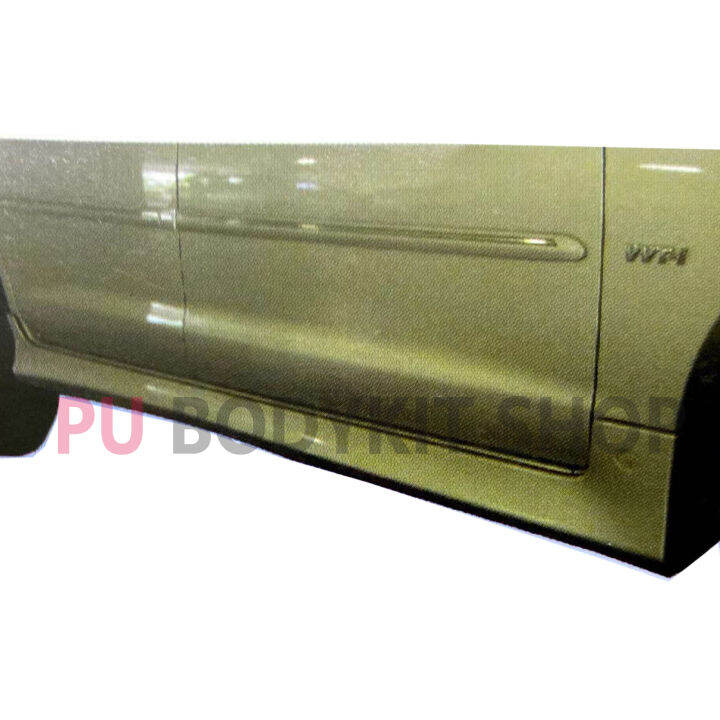 PU2232 TOYOTA INNOVA 2008 FACELIFT SIDE SKIRT OE POLYURETHANE SKIRT LIP ...