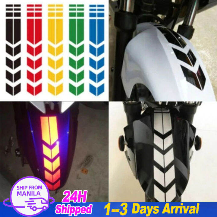 🔥Fast Shipping🔥Motorcycle Reflective Stripe Stickers Universal ...
