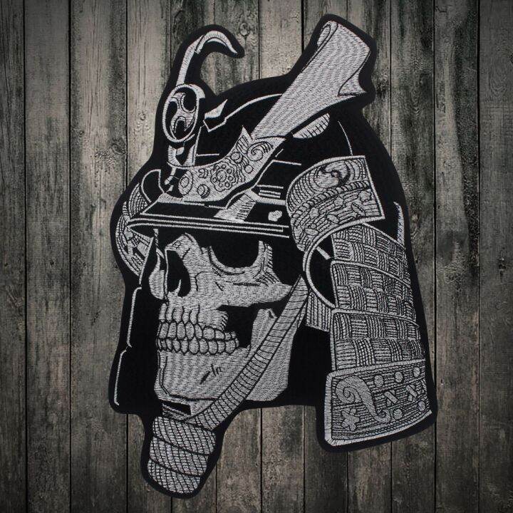 Samurai Patches Badges Of Embroidered Japan Biker Rider Garment Jacket ...