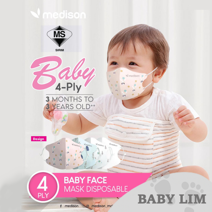 [Ships in 24H] Medison Medical Disposable 3D+ 4Ply Mask (20pcs)– For ...