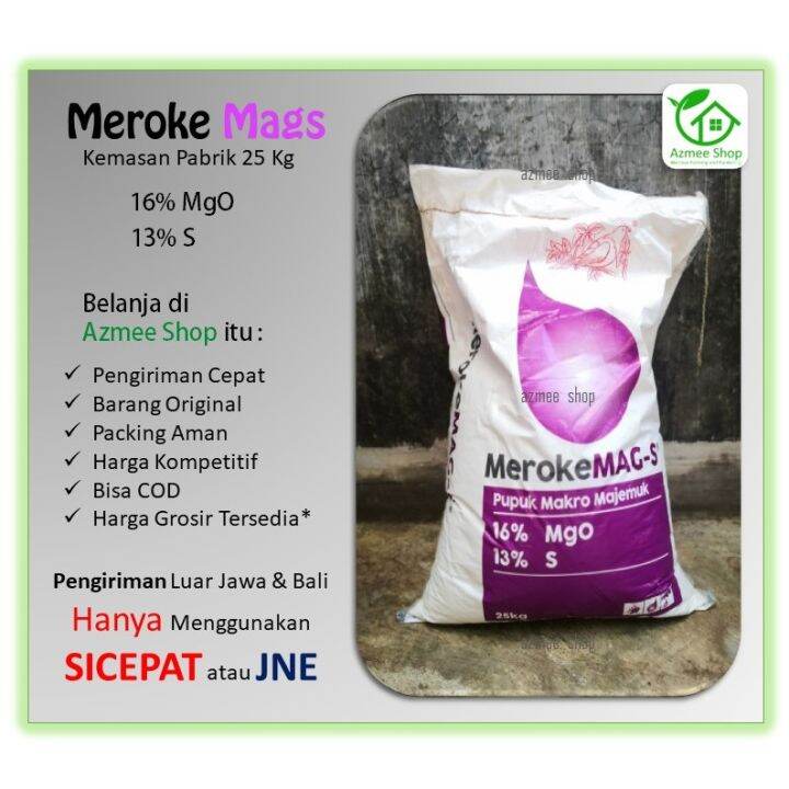PUPUK MEROKE MAG-S MAGS MAGNESIUM SULFAT 25 KG | Lazada Indonesia