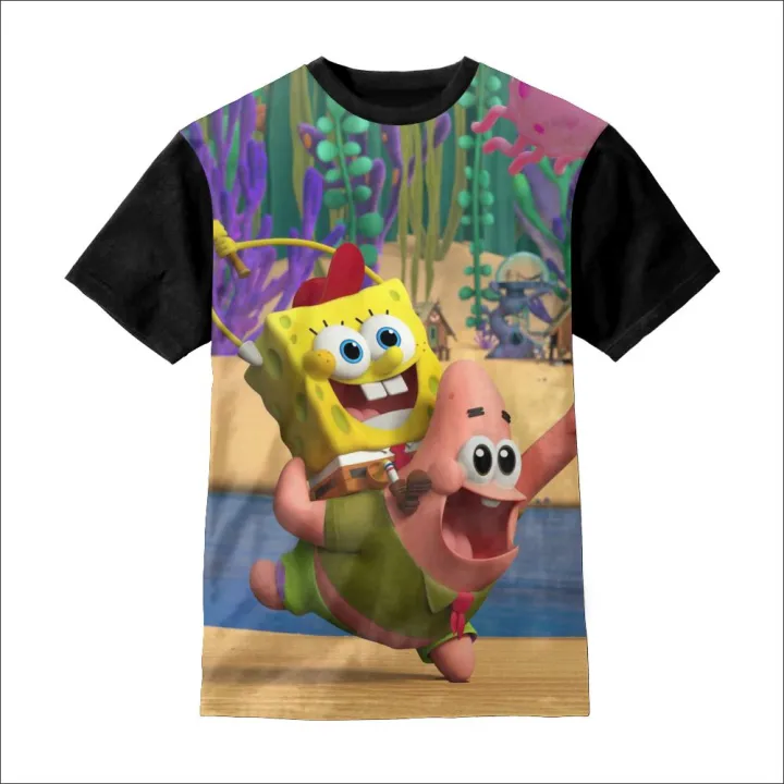 Baju Kaos Anak Spongebob And Patrick - Zipzip | Lazada Indonesia