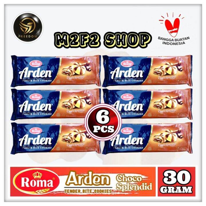 Roma Biskuit Kukis Arden Choco Splendid | Krim Cokelat - 30 gr (Kemasan ...