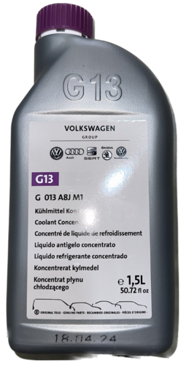 Genuine VW Volkswagen Audi 1.5L G013A8JM1 Coolant G13 Cooling Liquid G ...