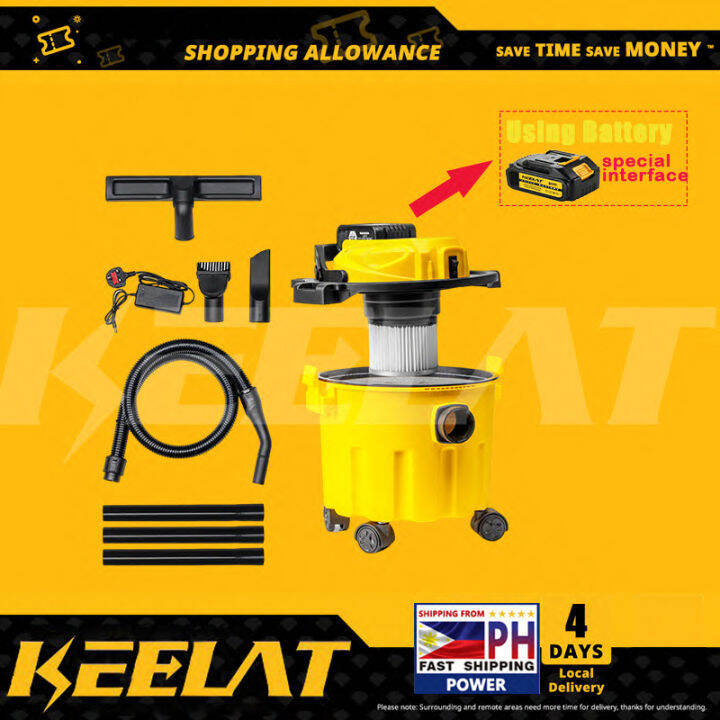 KEELAT KCVC01 Cordless Vacuum Cleaner Blowing Dust Powerful Motor With ...