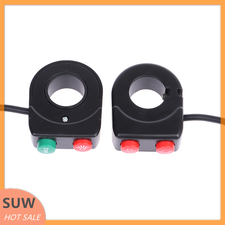 🛵 SUW Motorcycle Handlebar Horn And Headlight Combination Switch Button Motor Switches | Lazada PH