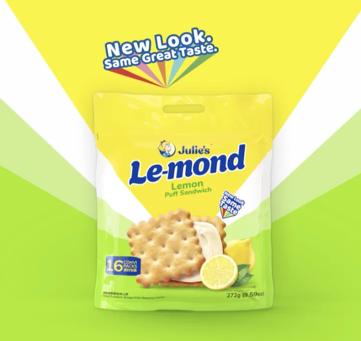 Julie's Le-mond Lemon Puff Sandwich 170g x 6 packs | Lazada